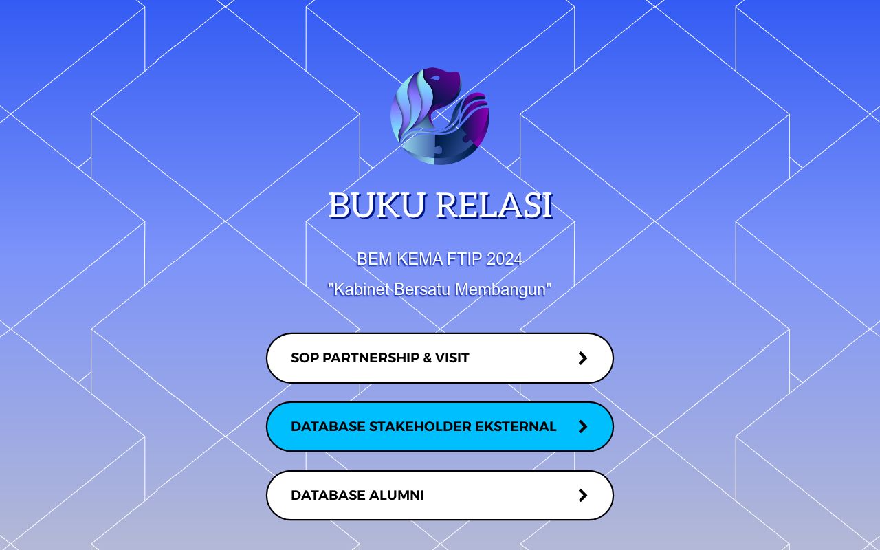 Buku Relasi BEM KEMA FTIP 2024